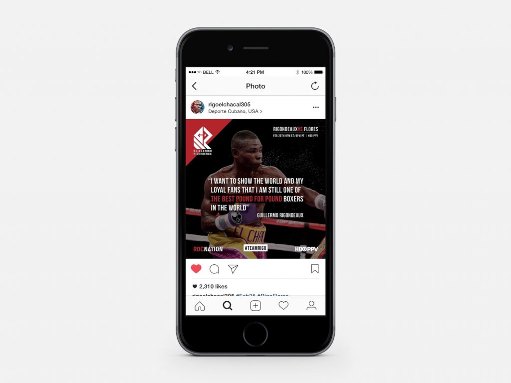 Rocnation Boxer Guillermo ‘Rigo’ Logo Design by Ibby Tarafdar Creative